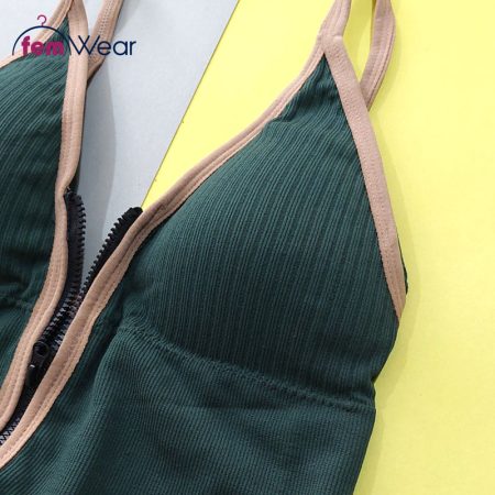 New front zipper bra for girls and women