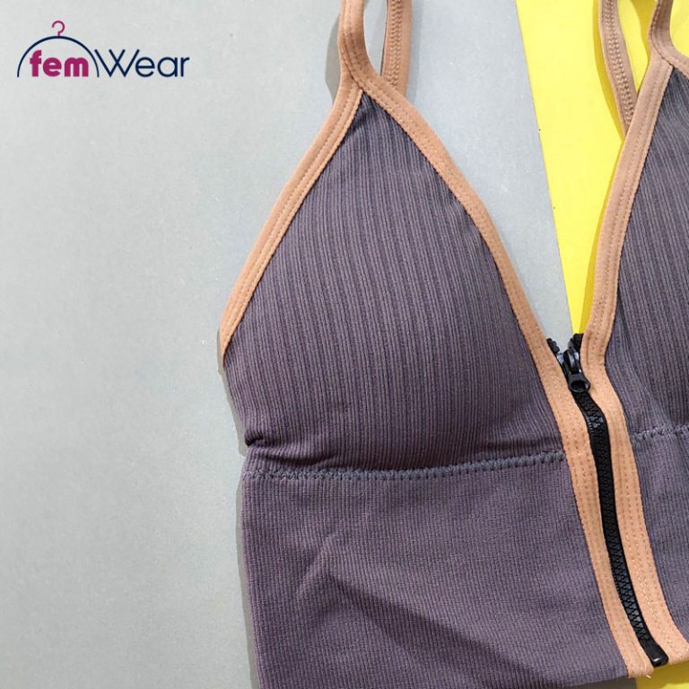New front zipper bra for girls and women